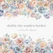 Shabby Chic Seamless Borders Watercolor Clipart PNG #c109 - Etsy