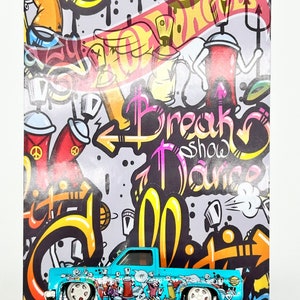 Fully Custom 83 Chevy Silverado graffiti Themed With Ac Custon ...