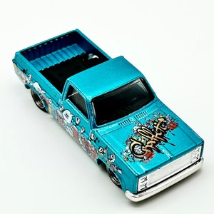 Fully Custom 83 Chevy Silverado graffiti Themed With Ac Custon ...