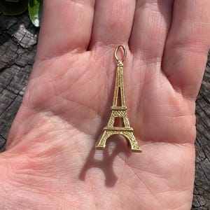 Eiffel Tower Charm, Gold Eiffel Tower, Paris Charms, Travel Charms - Etsy