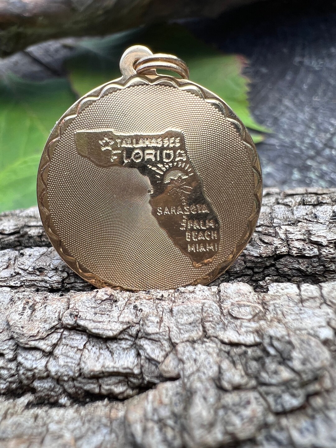 Florida State Charm, Gold Florida Charm, Miami Charm, Palm Beach Charm ...