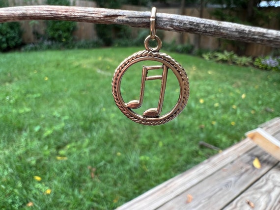 Musical NoteCharm, Musical Charm, Music Note Charm - Gem