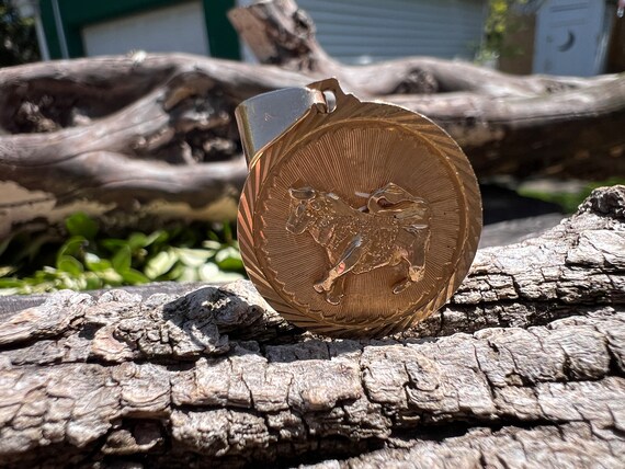 Taurus Charm, Taurus Pendant, Yellow Gold Taurus Pen… - Gem