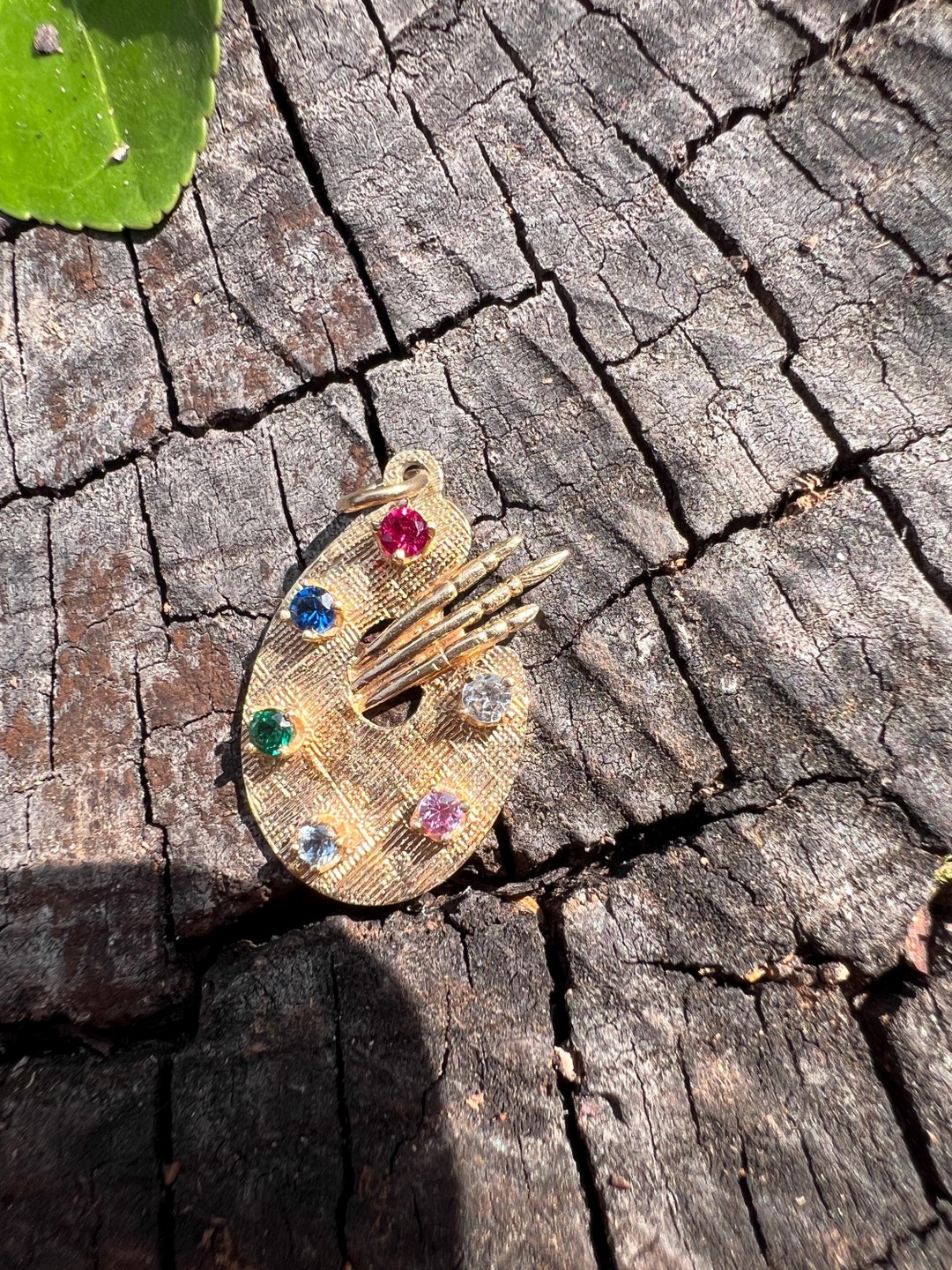 Artist Palette Charm, Paint Palette Pendant, Paint Palette Artist Charm ...