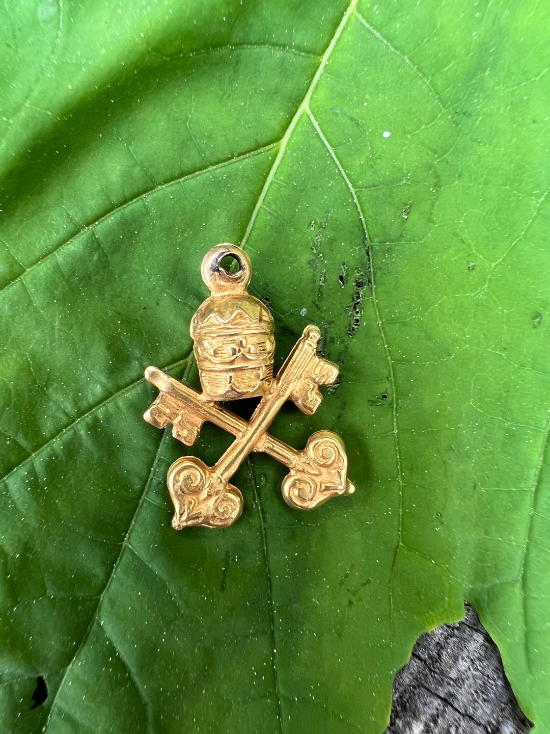 Vatican Keys Charm, Coat of Arms Charm, Vatican City Charm, Vatican ...