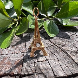 Eiffel Tower Charm, Gold Eiffel Tower, Paris Charms, Travel Charms - Etsy