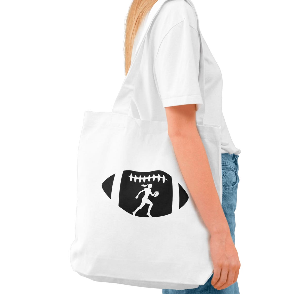 Girls Flag Football SVG PNG | Digital Download Sports Clipart | Flag ...