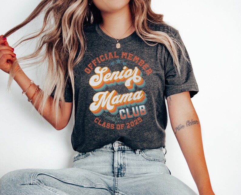 Retro 2025 Senior Mama Club PNG, Mama of a Senior Sublimation, Senior ...