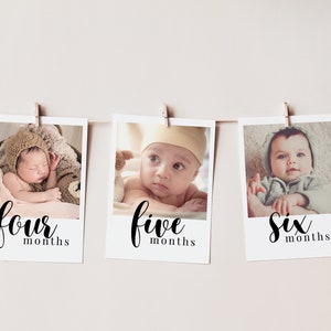 Baby's First Birthday Photo Banner 1st Birthday Photo - Etsy