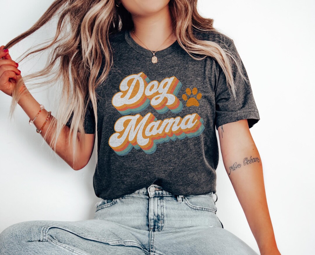 Retro Dog Mama PNG, in My Dog Mom Era, Crazy Dog Mom Gifts, Fur Baby ...