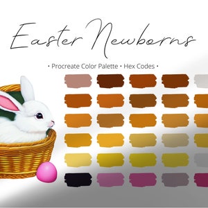 Easter Color Palette, Easter Egg Color Palette, Procreate Color Palette ...