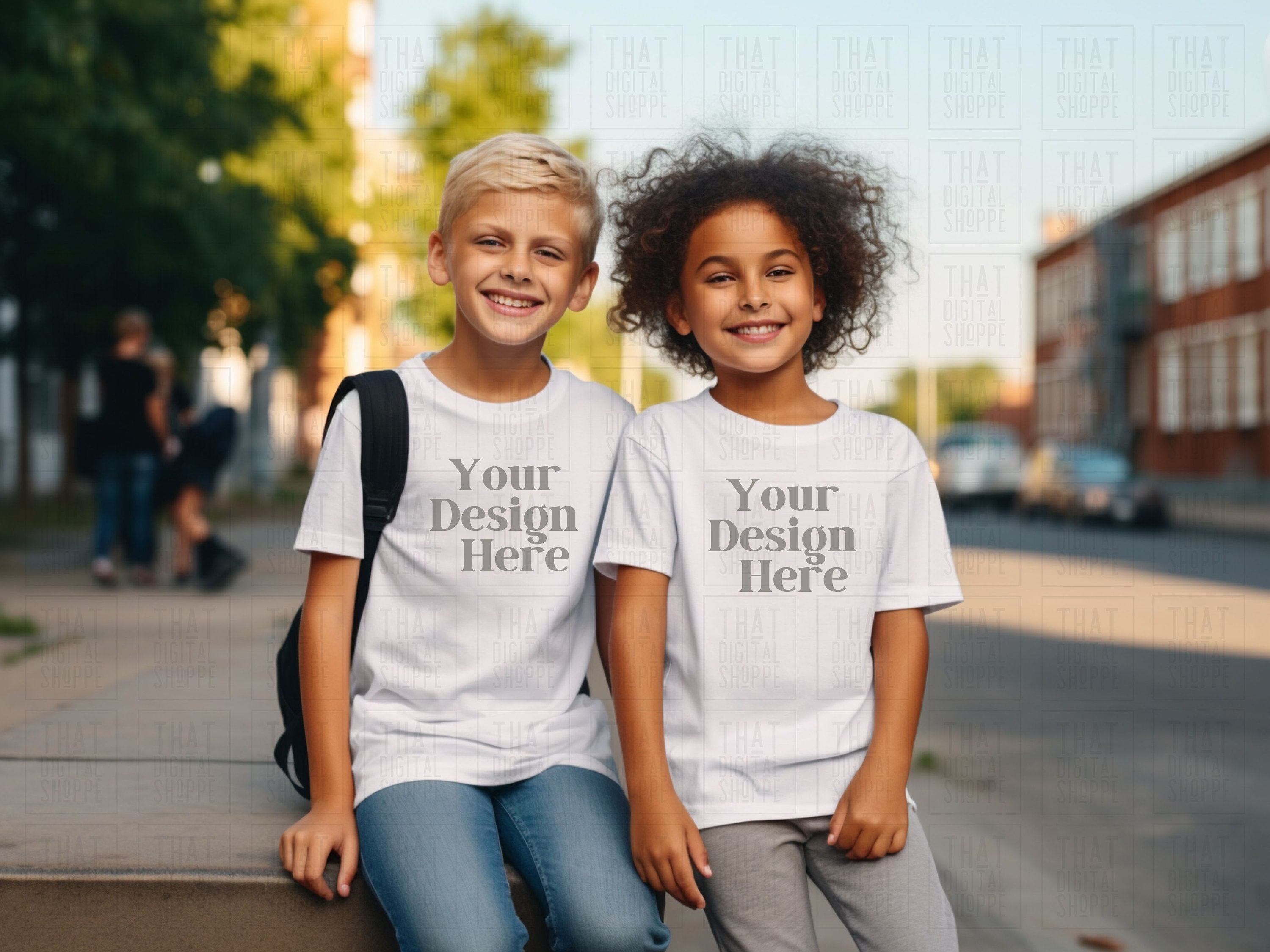 Kid's Tshirt Mockup Kid's Modeled Mockup First Day of - Etsy