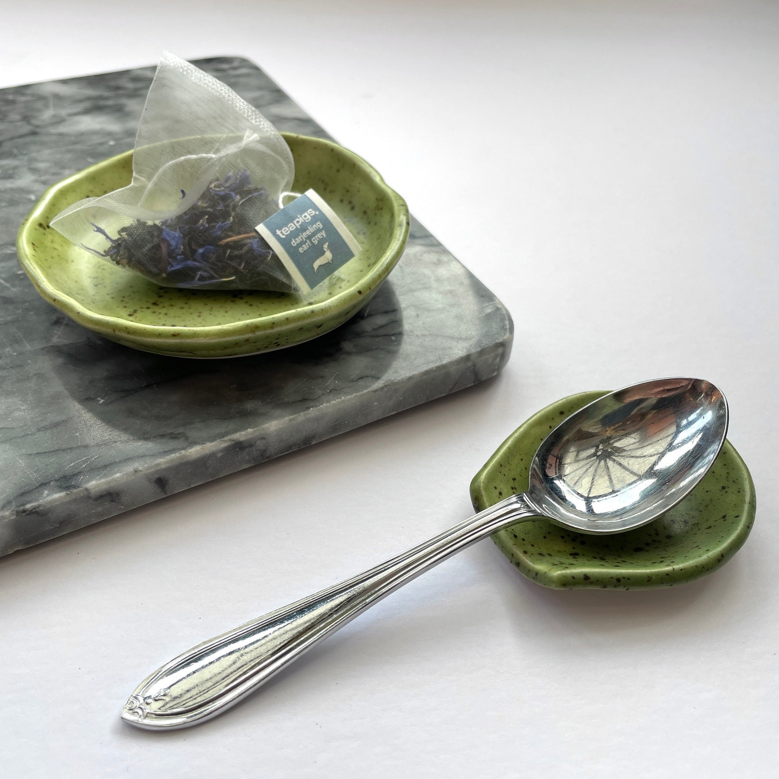 Handmade Ceramic Teaspoon Rest. Little Spoon Rests Made by Hand. - Etsy