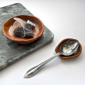 Handmade Ceramic Teaspoon Rest. Little Spoon Rests Made by Hand. - Etsy