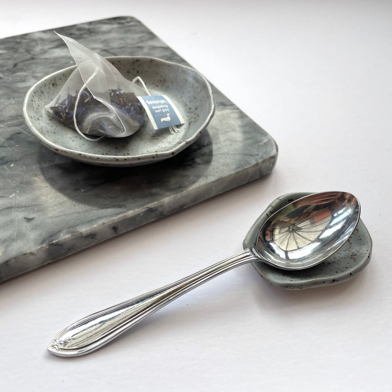 Handmade Ceramic Teaspoon Rest. Little Spoon Rests Made by Hand. - Etsy