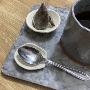 Handmade Ceramic Teaspoon Rest. Little Spoon Rests Made by Hand. - Etsy