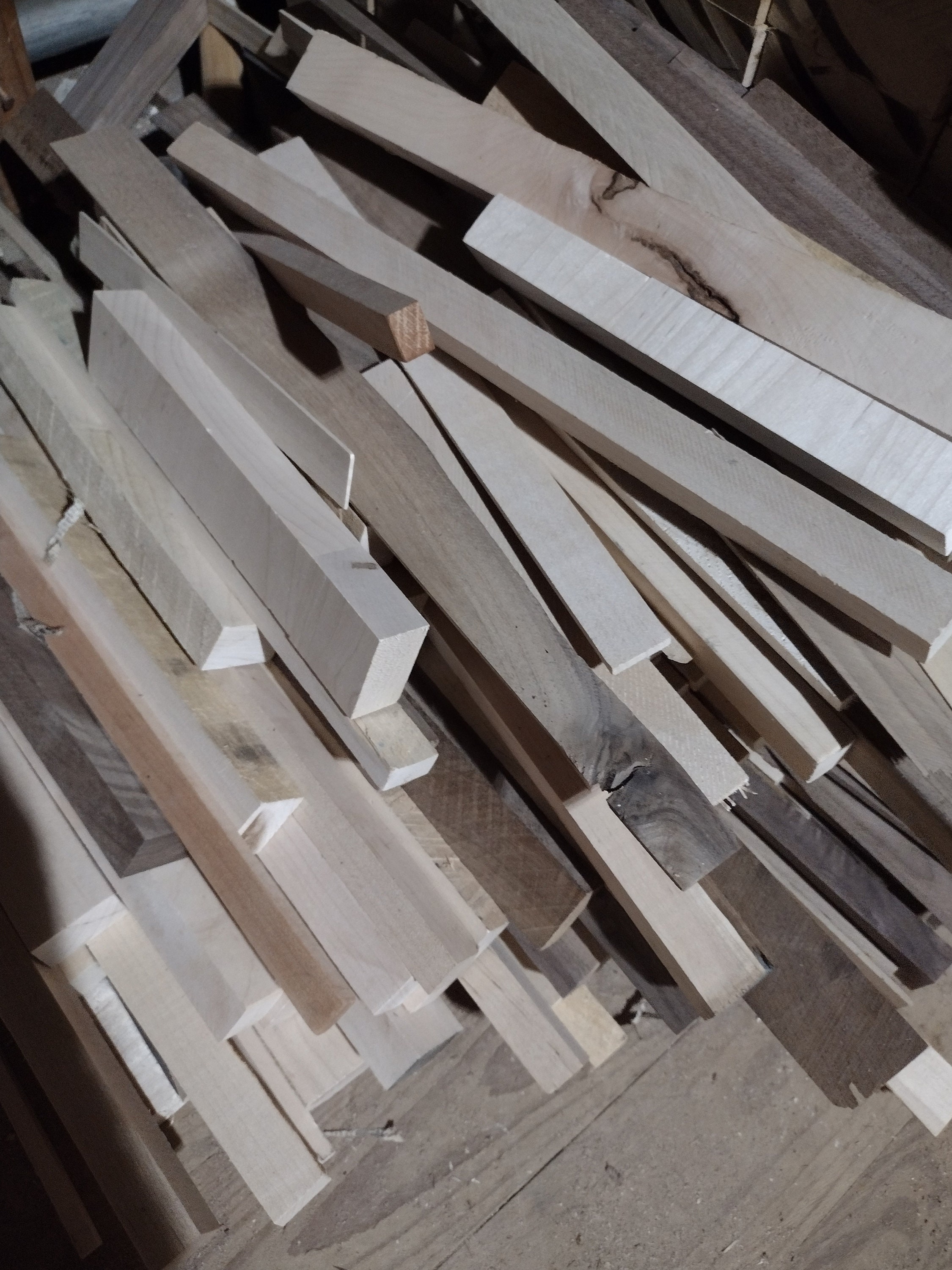 Walnut and Maple Wood Pieces Ready to Go. - Etsy