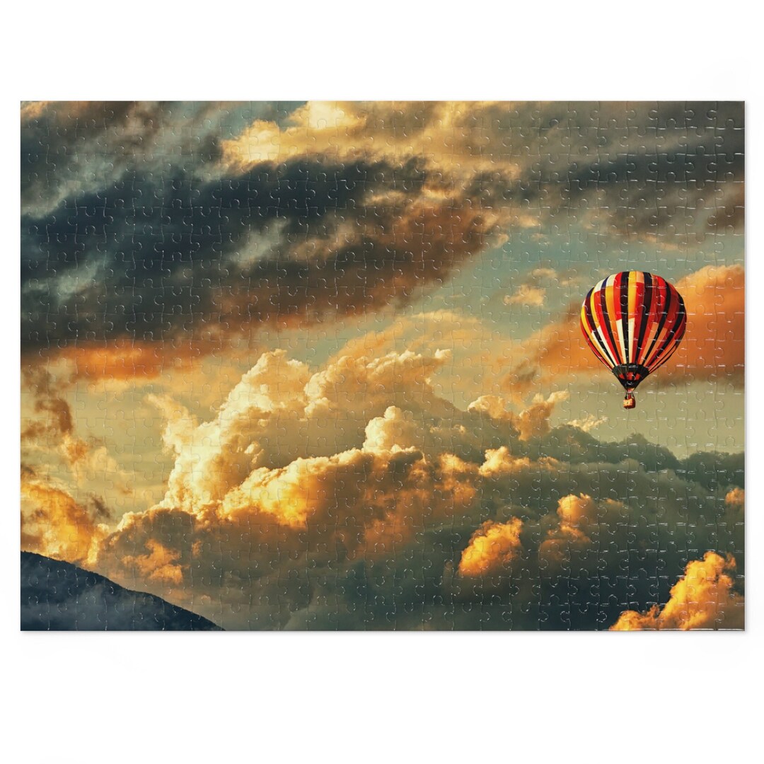 Hot Air Balloon Puzzle Jigsaw Puzzle 1000 Piece Jigsaw - Etsy