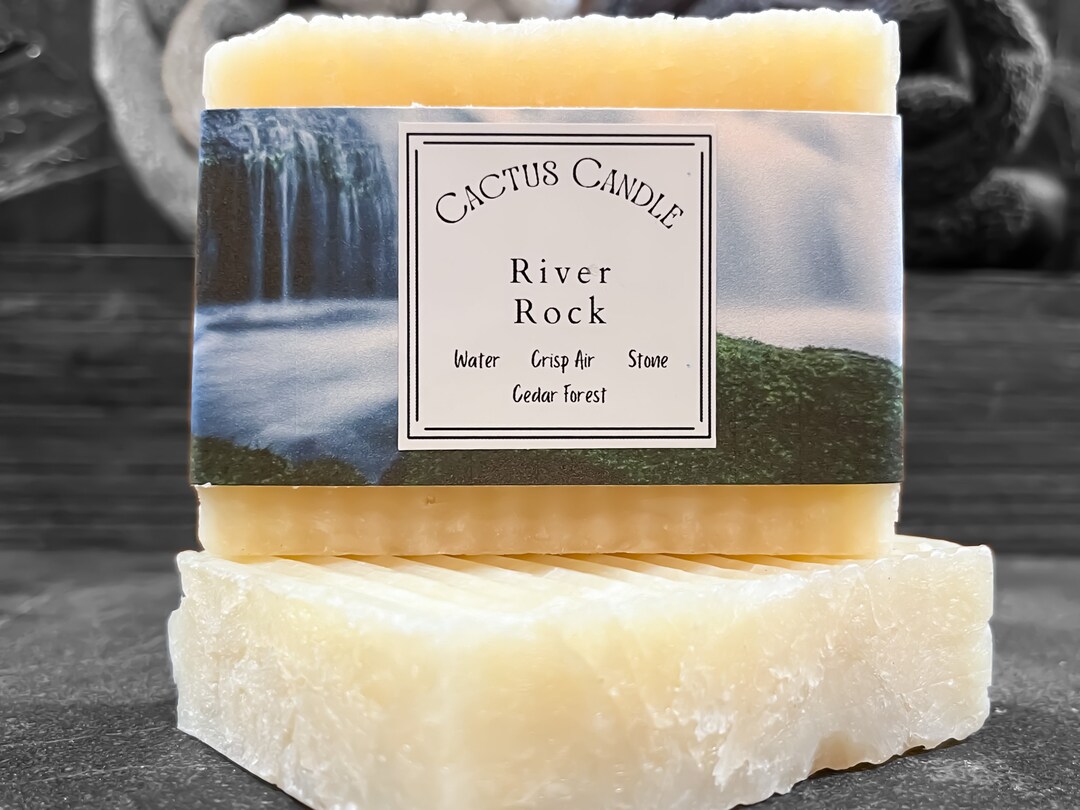 Moisturizing Cold Process Rebatch Handmade River Rock Soap Bar Gifts ...