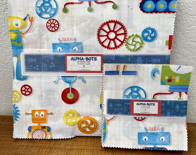 Alpha-bots (by Danielle Leone) From Wilmington Prints 5 Karat 508 718 ...