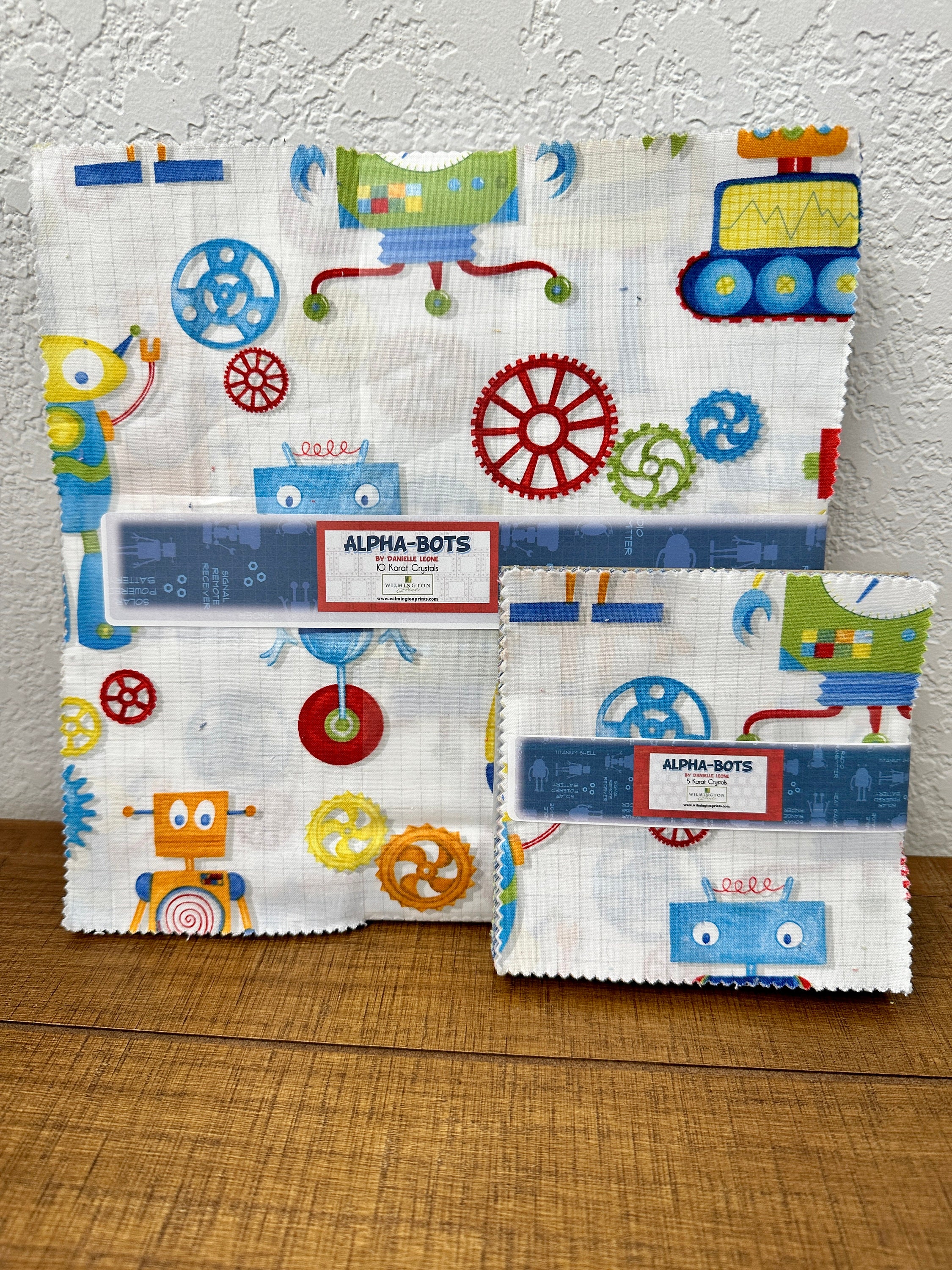Alpha-bots (by Danielle Leone) From Wilmington Prints 5 Karat 508 718 ...