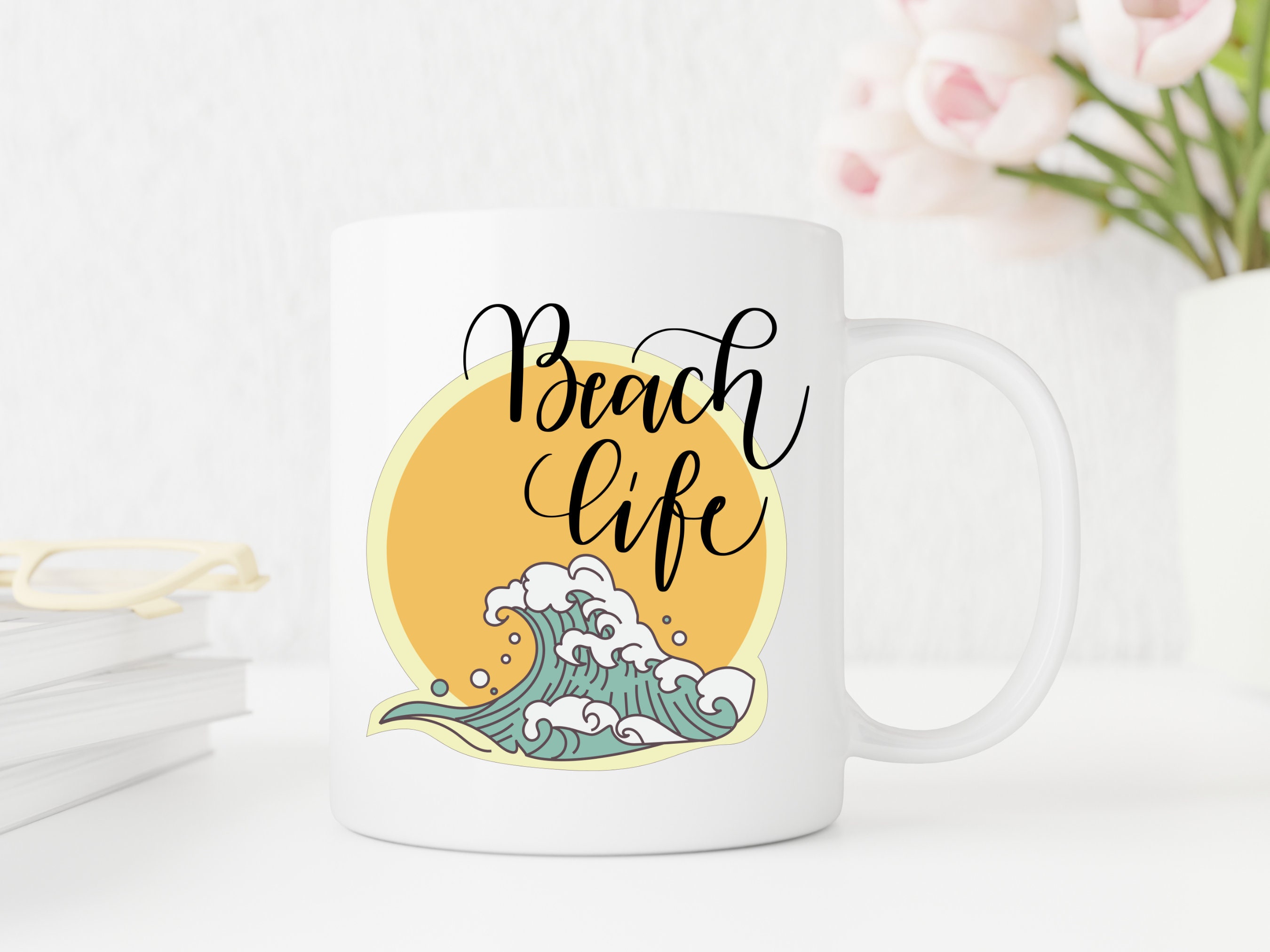 Beach Theme PNG Digital File. Designs for Sublimation Printing, Beach ...