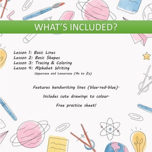 Learn to Write! Pre-writing Practice Worksheets for Pre-k Kids ...