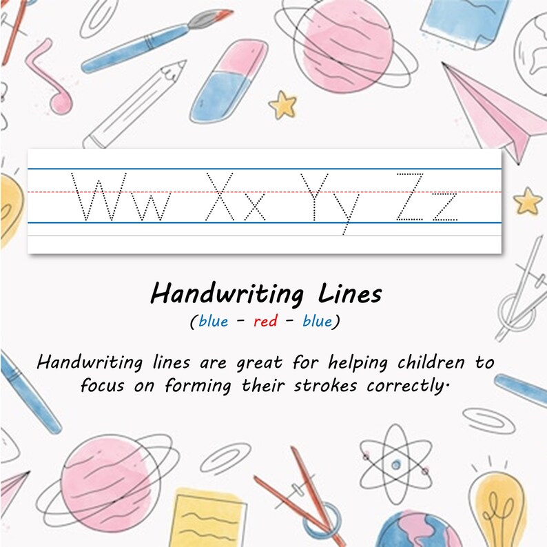 Learn to Write Pre-writing Practice Worksheets for Pre-k - Etsy