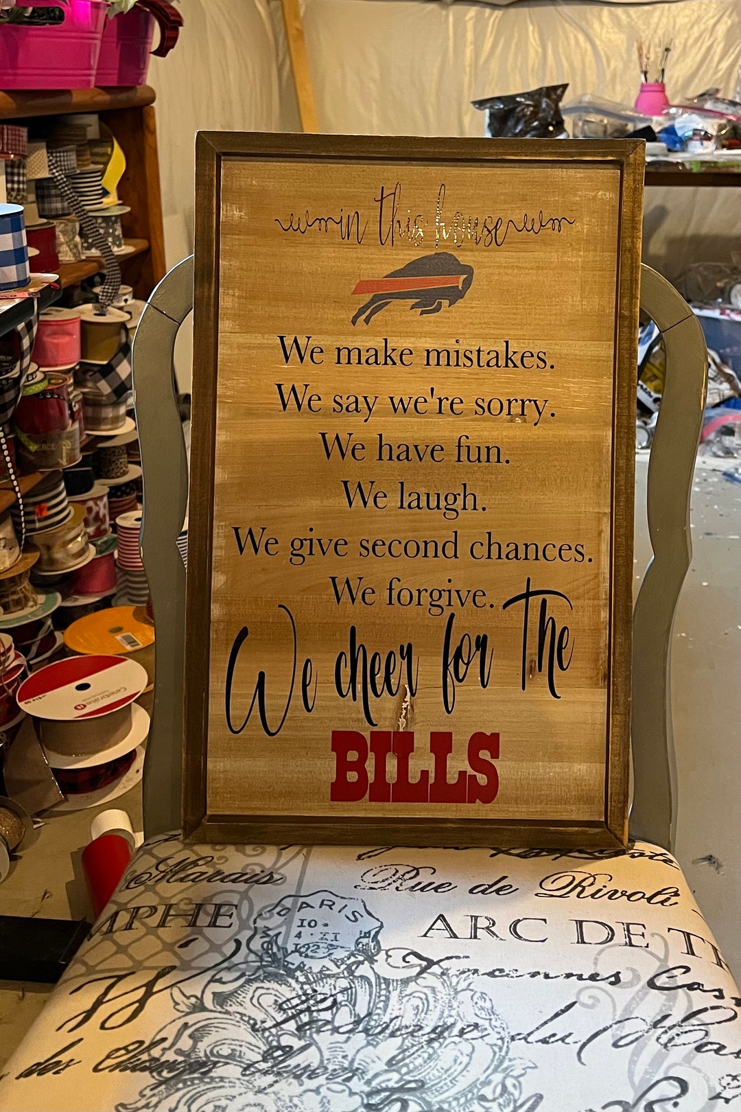 Buffalo Bills Signs - Etsy