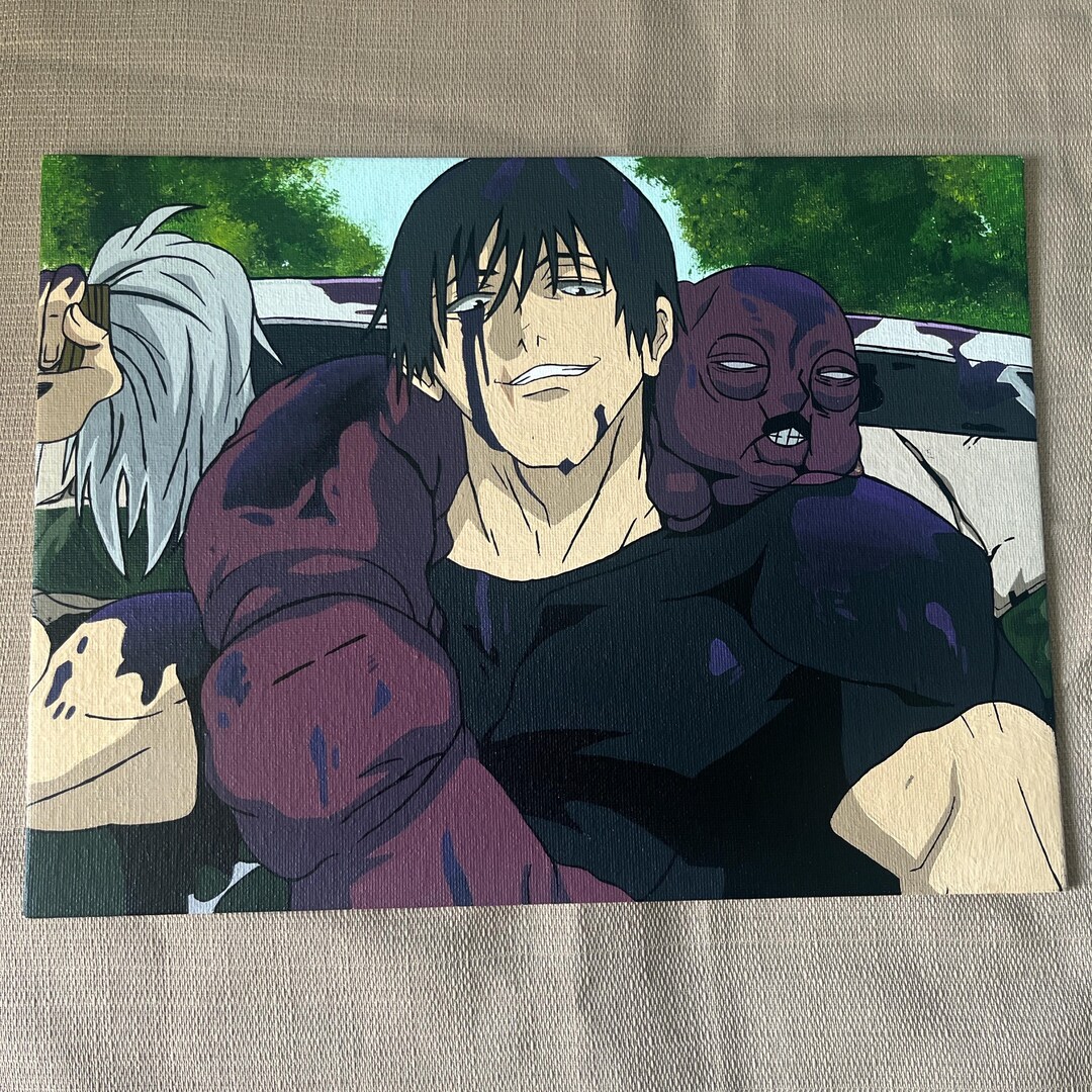 Toji Fushiguro Canvas Panel Painting - Etsy