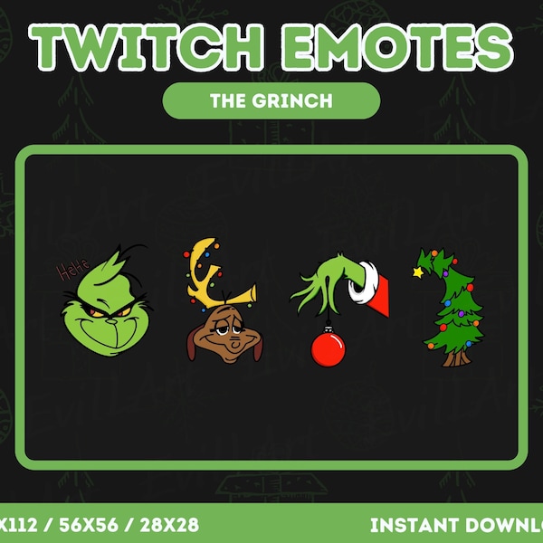 Grinch Twitch Overlay - Etsy