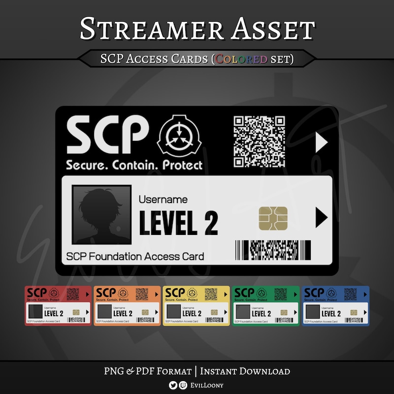 Scp Keycard - Etsy