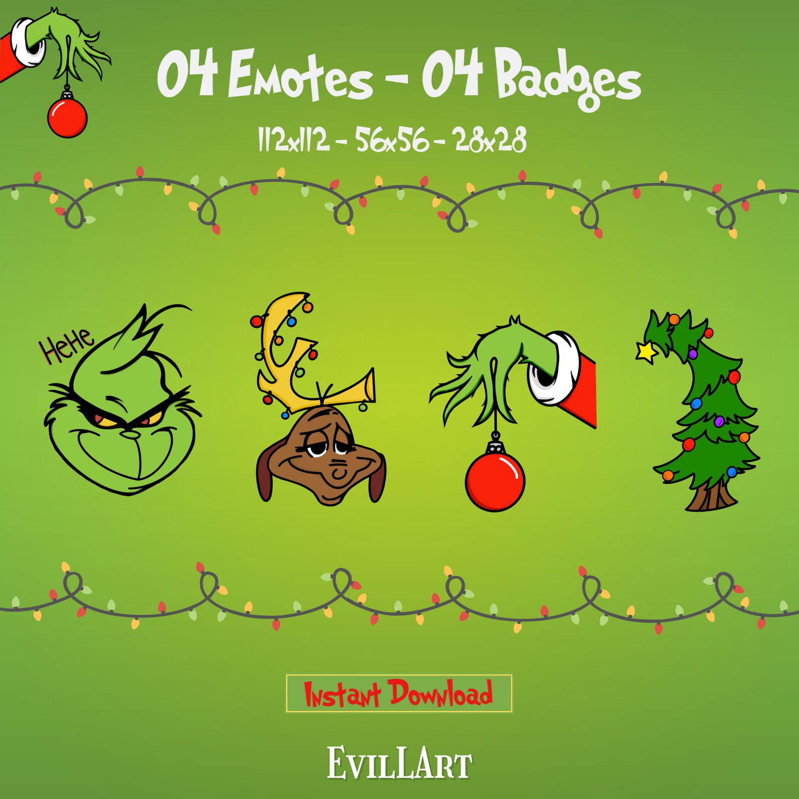 STREAM PACKAGE the Grinch Animated Christmas Twitch - Etsy
