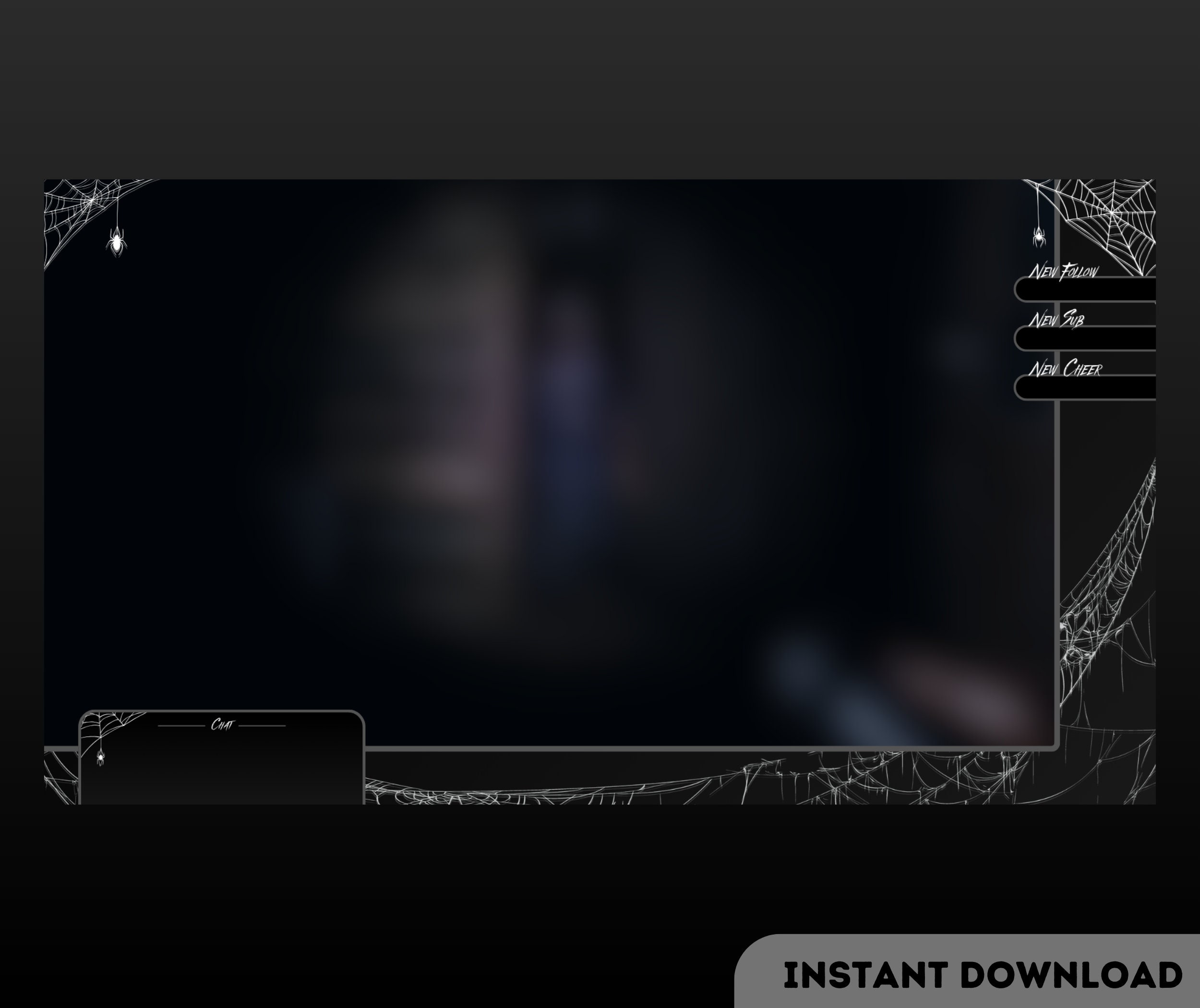 STREAM PACK - Spooky Spiders | Animated | Twitch | Youtube | Overlays ...