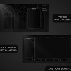 STREAM PACK - Goth Mansion | Animated | Twitch | Youtube | Overlays ...