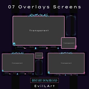 STREAM PACKAGE - Enid Version | Animated | Twitch | Youtube | Overlays ...