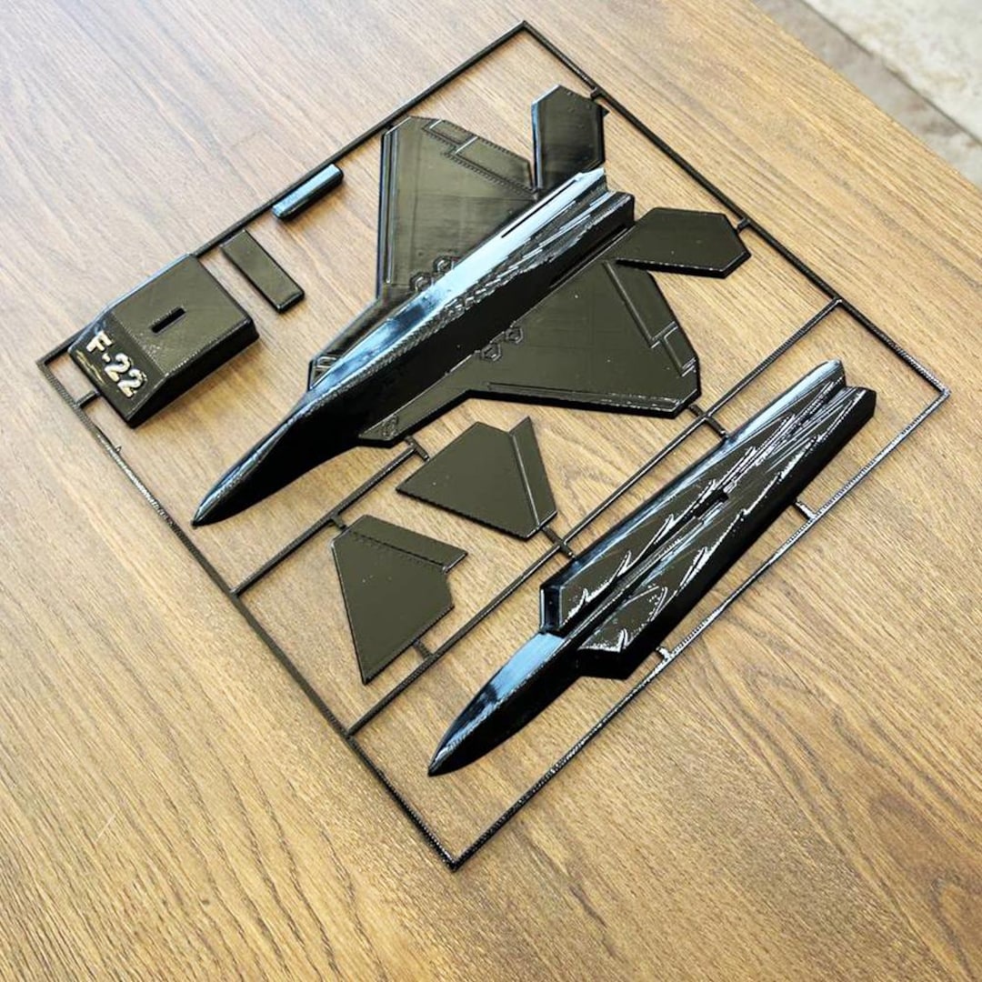 Fighter Jet Model Kit : F-22 DIY Modern Aircraft Model | Aviation ...