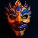 Hand-painted Indian Mask: Artisan Cosplay, Halloween, LARP Costume - Etsy