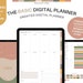 Undated Digital Planner - Earth Boho Tones - Hyperlinked PDF Digital ...