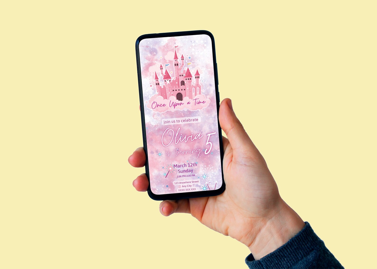 Disney Princess Birthday Video Invitation, Mobile Princess Invitation ...