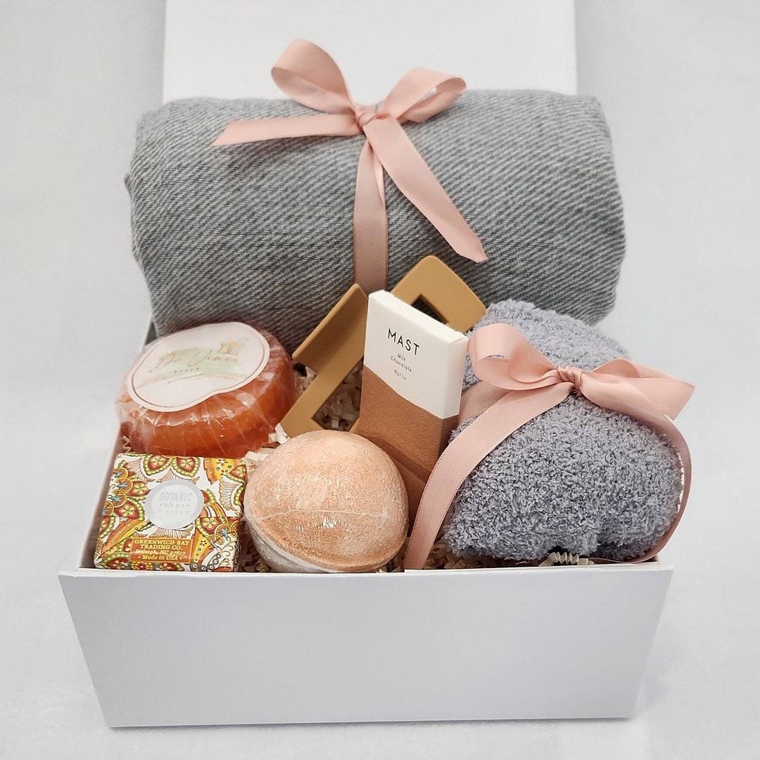 Pamper Gift for Her, Sending You a Hug Box, Relax Gift for Women, Tea ...