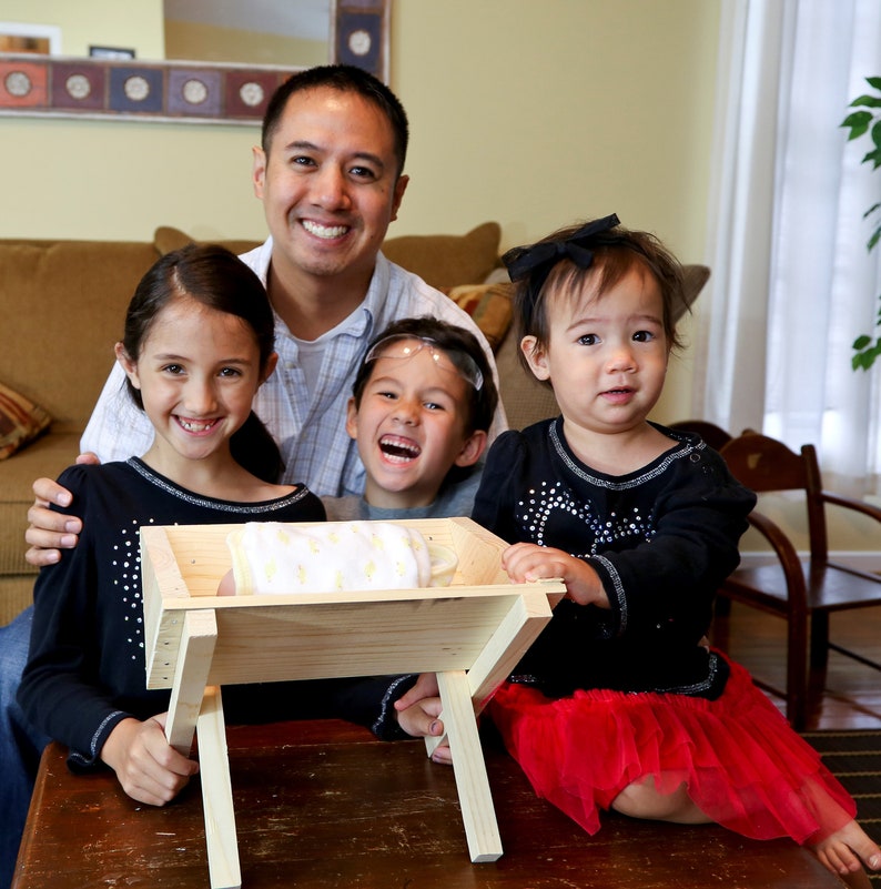 DIY Wood Manger Kit | Christmas Craft, Family Activity & Devotions - Etsy