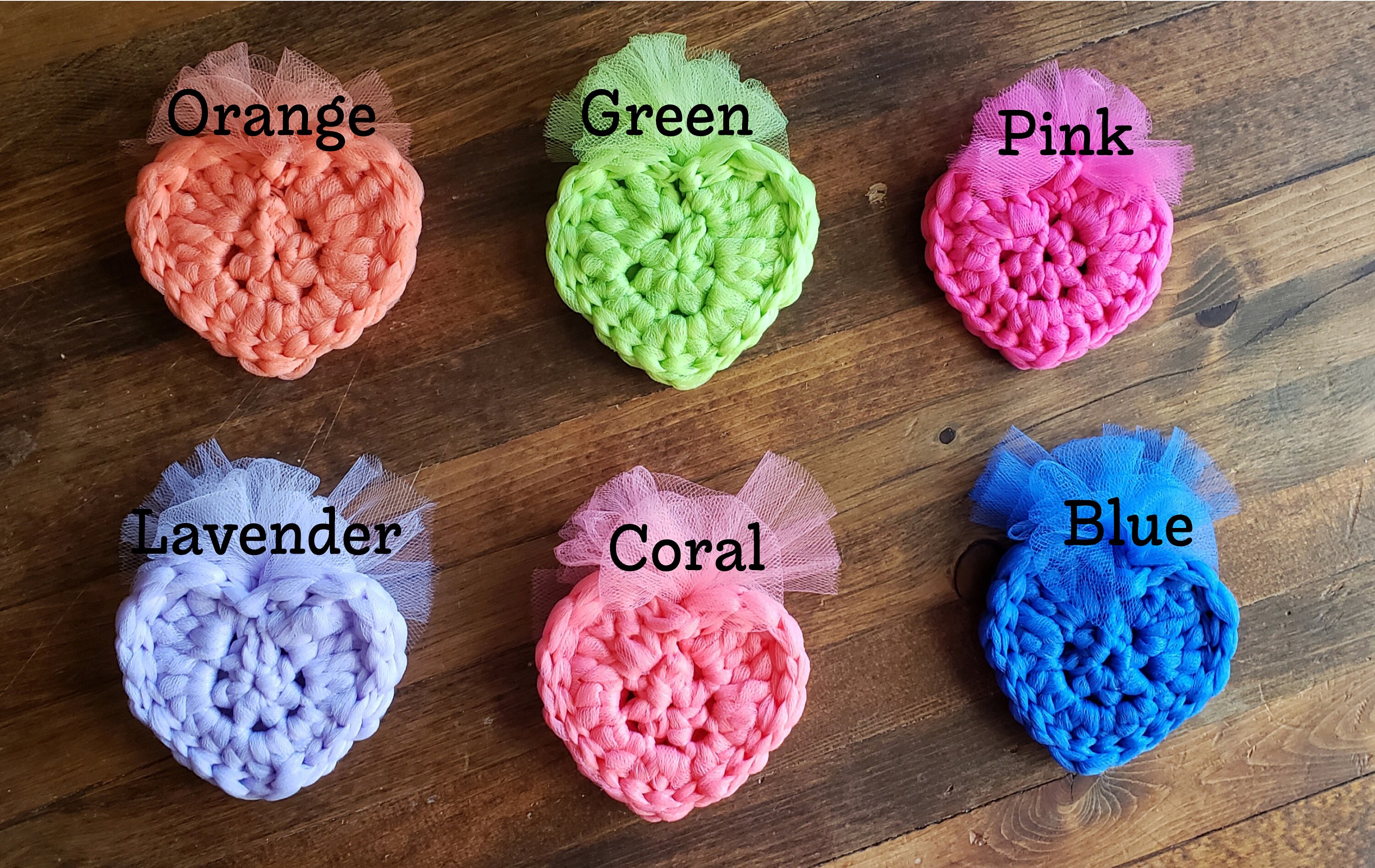 Heart Shaped Kitchen Scrubbies - Etsy