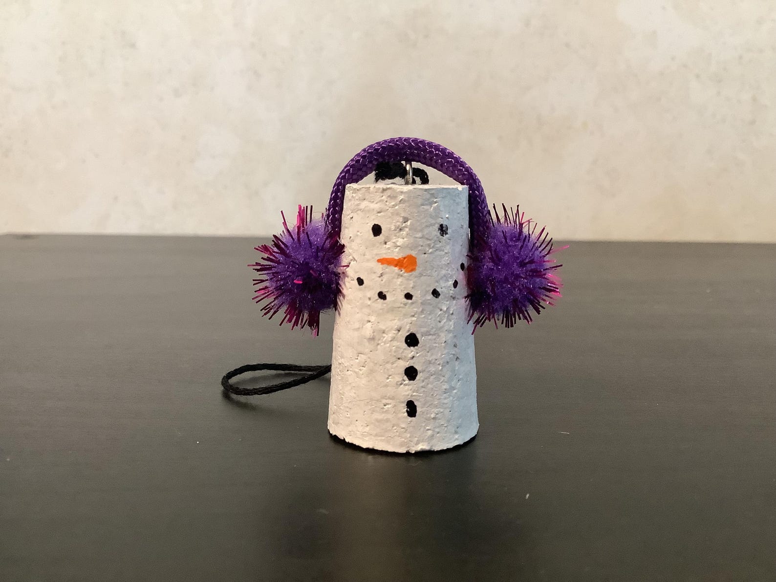 Cork Snowman Christmas Ornament - Etsy