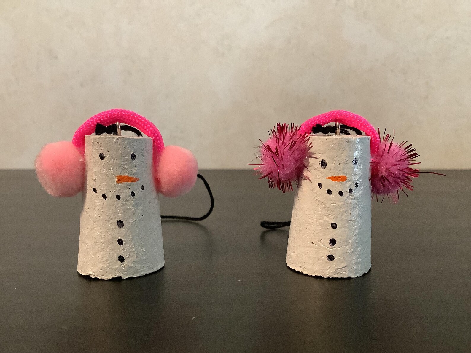 Cork Snowman Christmas Ornament - Etsy