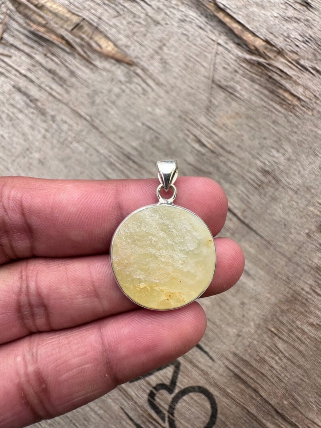 Libyan Desert Glass Pendant Silver Jewelry Libyan Glass Necklace, Real ...