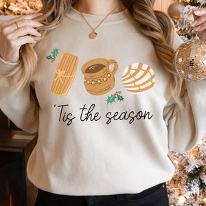 Mexican Christmas Sweatshirt, Concha Sweatshirt,tamale Shirt, Spanish ...