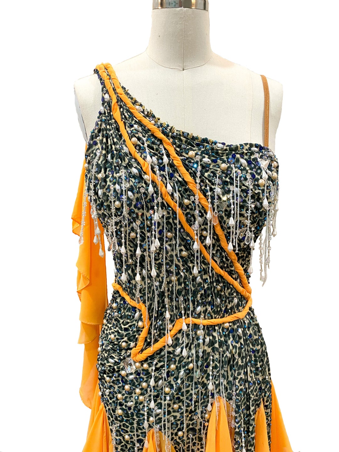 Ballroom Smooth Dance Costume Dance Competition Dress Animal - Etsy