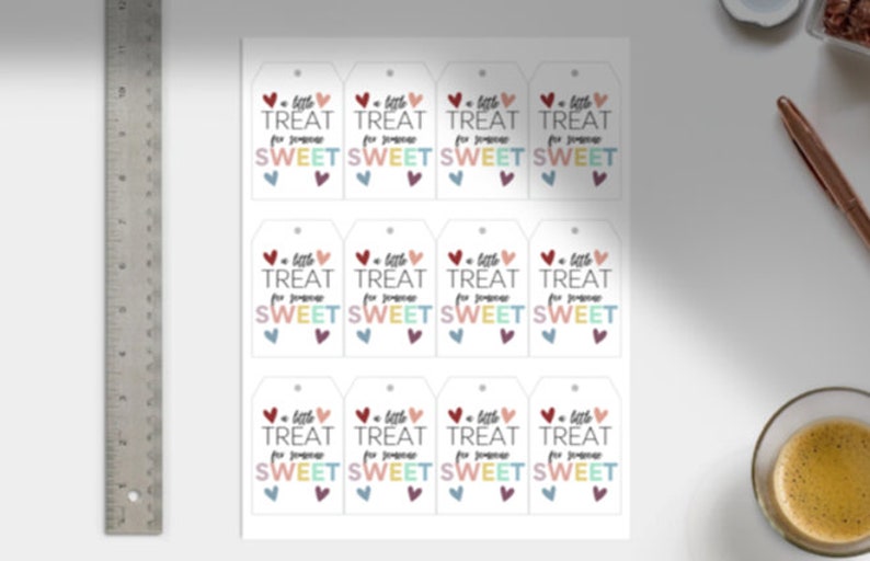A Little Treat for Someone Sweet - Printable Gift Tags - Etsy