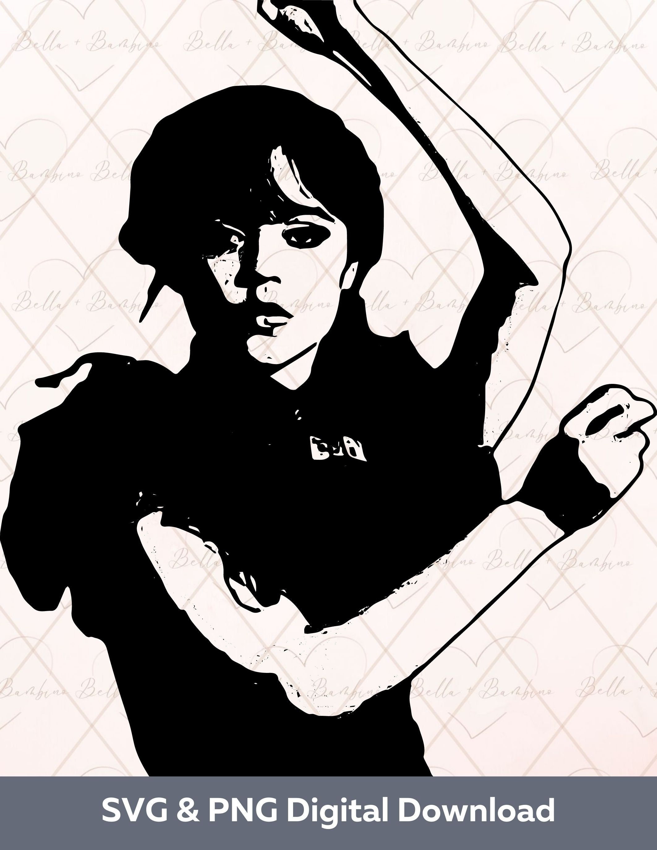 Wednesday Addams Wednesday Dance Jenna Ortega SVG & PNG Digital ...